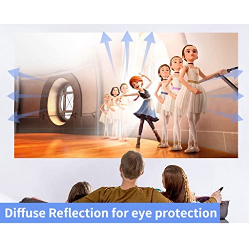 ZLXDP Home Projector Video Movie Beamer System Wireless Full 1080P Native Resolution Home Theater Projector