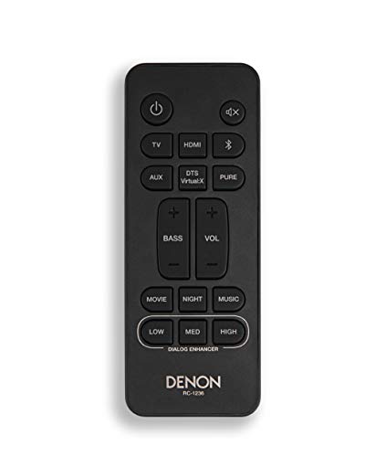Denon DHT-S216 Home Theater Soundbar | Virtual Surround Sound | HDMI ARC | HD, 4K & Bluetooth Compatible | Low-Profile Design | Crystal Clear Dialogue