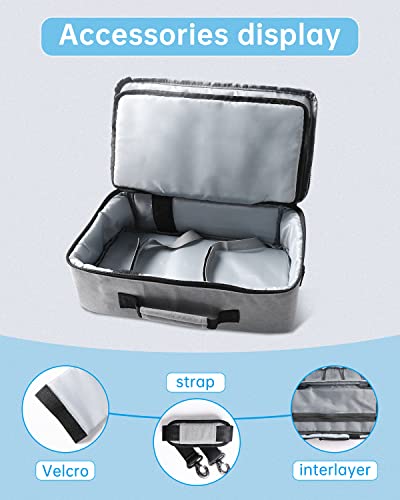 HISION Projector Bag Mini Projector Case Portable Case for Mini Projector and Accessories