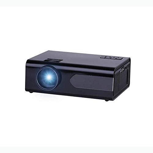 DROOS Portable Mini Projector 800 Lumens LCD Projector 800x480P Resolution 2000:1 Contrast Ratio Home Theater (Color : Photo Color(projectors)