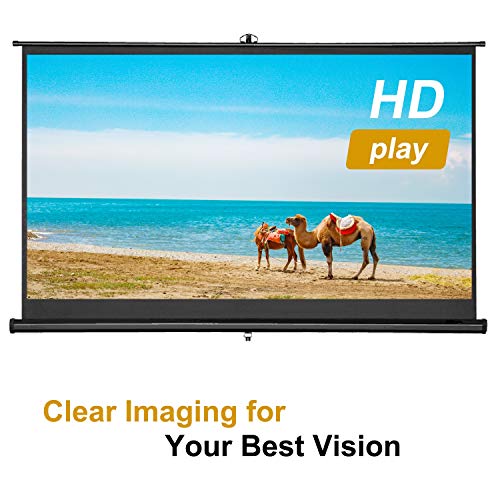 PDGJG Projector Screen 72 100 inches Tripod Stand 16:9 Portable Projection Screen 4K 3D Movies Screen for Home Office Indoor Outdoor (Size : 72 inch)