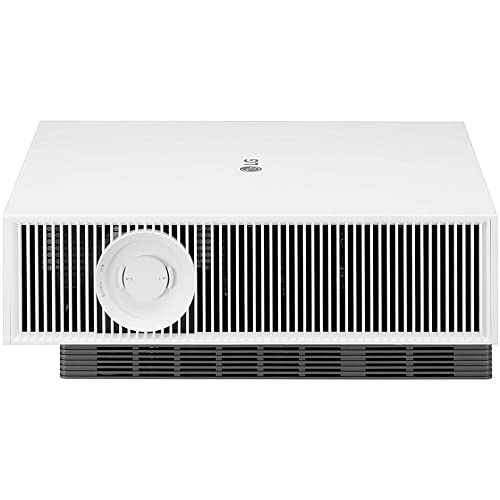 LG CineBeam HU810PW 2700-Lumen XPR 4K UHD Smart Laser Home Theater DLP Projector + SanDisk Ultra Dual USB Drive 32GB, 120” Foldable Projection Screen with 12x Adhesive Wall Mounts & More (19pc Bundle)
