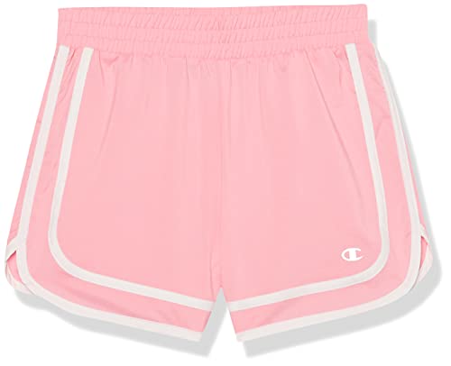 Champion Big, Kids, Gym, Lightweight Shorts for Girls, 3.25", Spark Pink