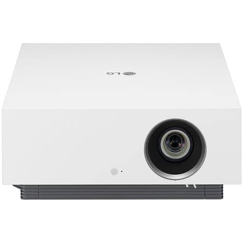 LG CineBeam HU810PW 2700-Lumen XPR 4K UHD Smart Laser Home Theater DLP Projector + SanDisk Ultra Dual USB Drive 32GB, 120” Foldable Projection Screen with 12x Adhesive Wall Mounts & More (19pc Bundle)