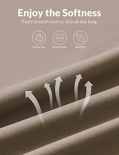 BALEAF Women's Straight Leg Sweatpants Wide Leg Athletic Lounge Pants Pockets Stretch Soft Workout Brown L