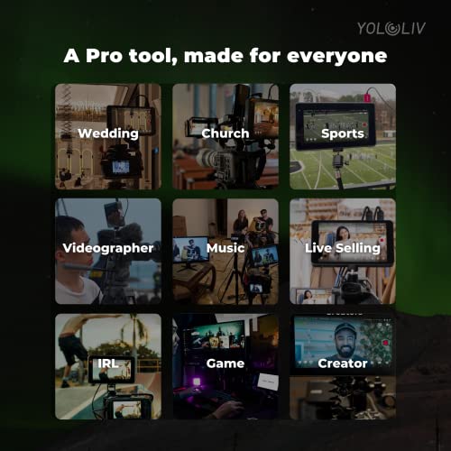 YoloLiv YoloBox Mini Ultra-Portable All-in-One Smart Live Streaming Encoder & Monitorā¦