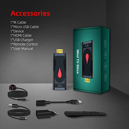 Sofobod X96 S400 Android 10.0 Smart TV Stick,2GB RAM 16GB ROM,Quad Core ARM Cortex A53 CPU,G31 GPU,2.4GHz WiFi,3D/4K UHD/H.265/HDR Smart TV Box