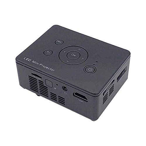 DROOS Mini Projector Bluetooth 4.0 Dual WiFi DLP Projector 854x480 3000 Lumens LED Projector Mini Home Theater Portable Projector (projectors)