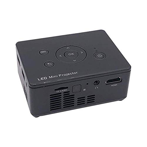DROOS Mini Projector Bluetooth 4.0 Dual WiFi DLP Projector 854x480 3000 Lumens LED Projector Mini Home Theater Portable Projector (projectors)