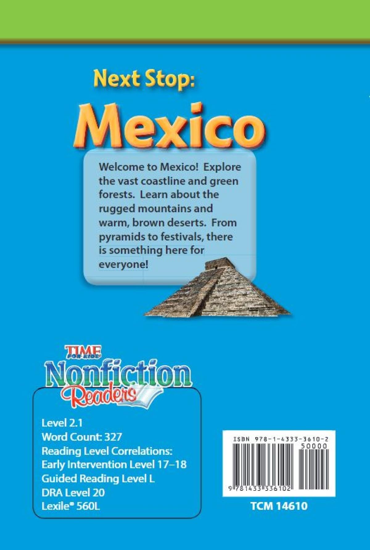 Teacher Created Materials - TIME for Kids Informational Text: Set 1 - 10 Book Set - Grade 2 - Guided Reading Level I - M