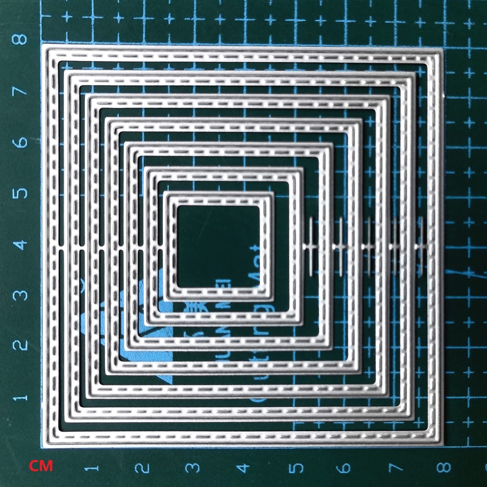Cutting Dies Stencil Triangle Square Rectangle Round Ellipse Metal Mould for DIY Scrapbook Album Paper Card