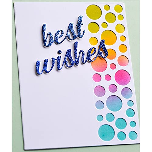 Trdxxx Rectangle Frame Cutting Dies,Dots Background Die Cuts Embossing Stencils Template Mould for DIY Scrapbooking Album Decorative Paper Dies Card Making
