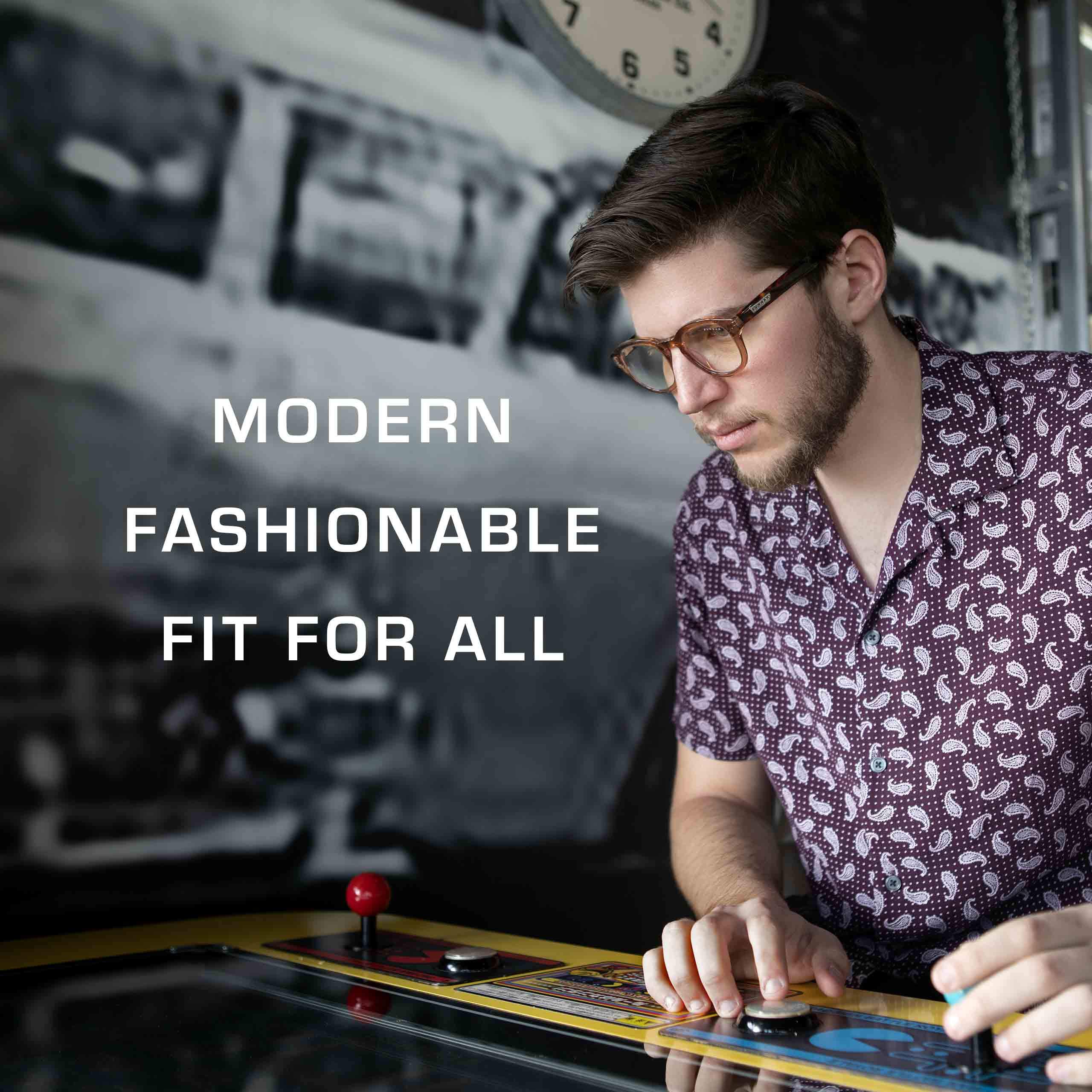 Computer Glasses | Blue Light Blocking Glasses | Emery Tortoise/Onyx by GUNNAR | Patented 35% Blue Light Protection, 100% UV Light, Anti-Reflective, Protect & Reduce Eye Strain & Dryness