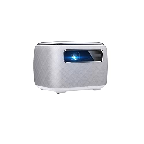 4K 300-inch Cinema AI Autofocus Smart Android WiFi Outdoor Portable LED 1080P Projector with Battery Projector (Color : R20 Pro)