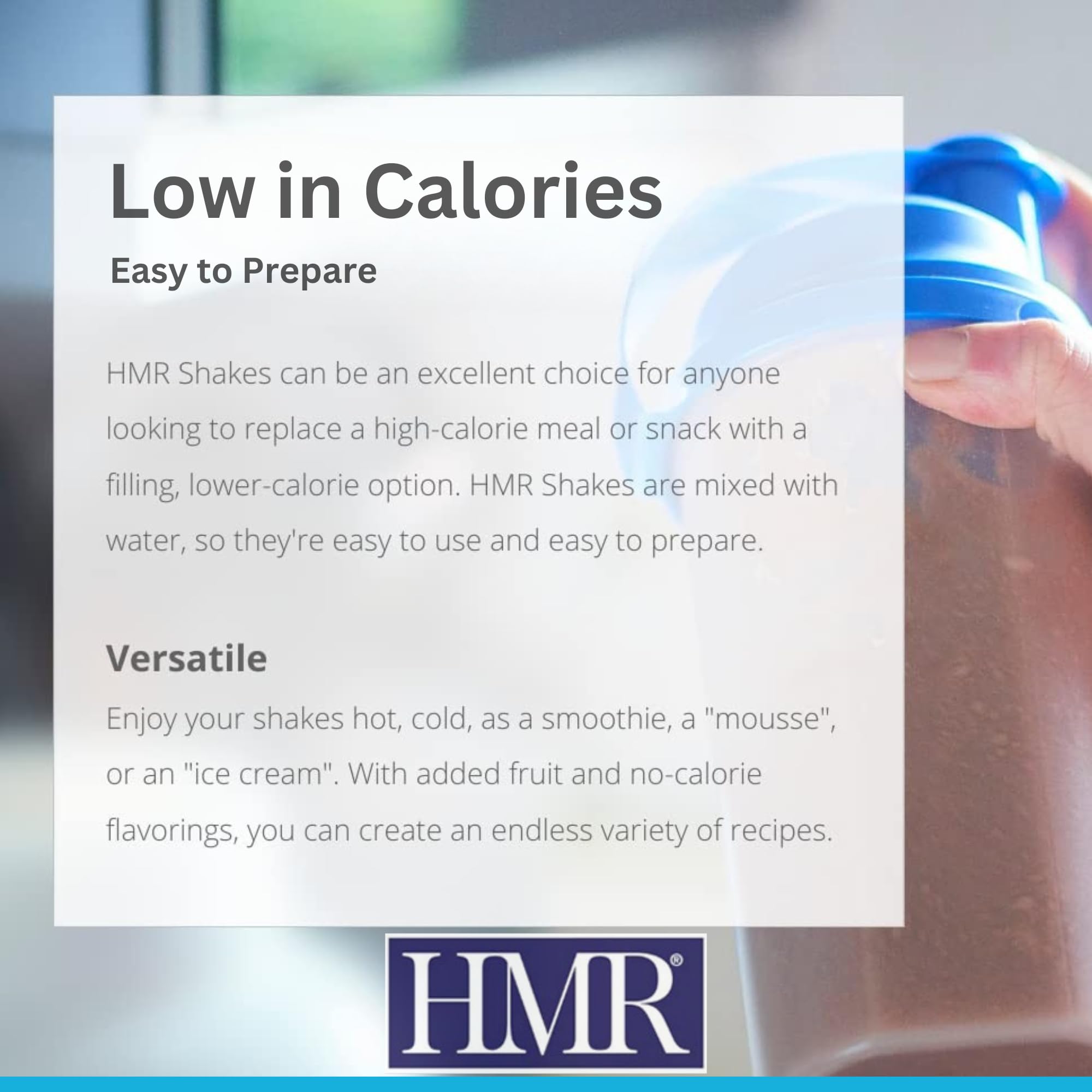 HMR 120 Chocolate Shake Meal Replacement Powder | Chocolate Shake Mix to Support Healthy Weight Loss | 12g of Protein | Nutritional Drink | Low Calorie Food | 12 Servings