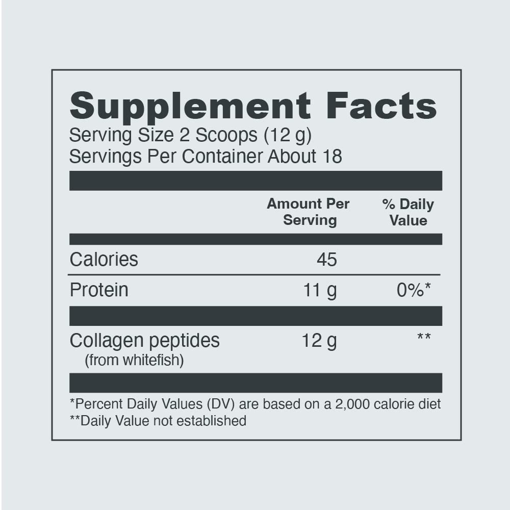 Vital Proteins Collagen Peptides Powder Unflavored 9.33 OZ+Marine Collagen