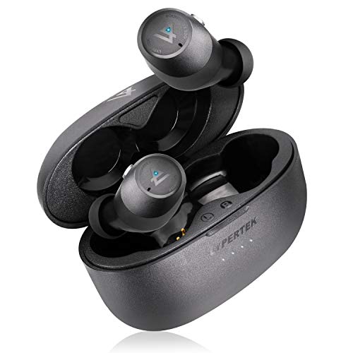 LYPERTEK SoundFree S20 - True Wireless in-Ear Headphone with QuickConnect, Wireless Charging, Ambient Sound, IPX5, 8+40h Playtime, Black