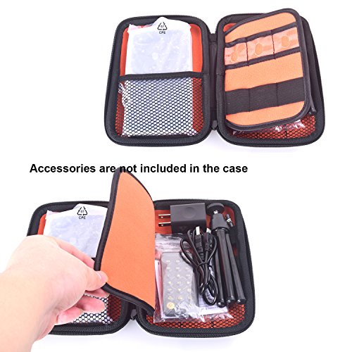 EKYLIN Strong Carrying Case for Mini Projector and Accessories Portable Mobile Protection (Blue)