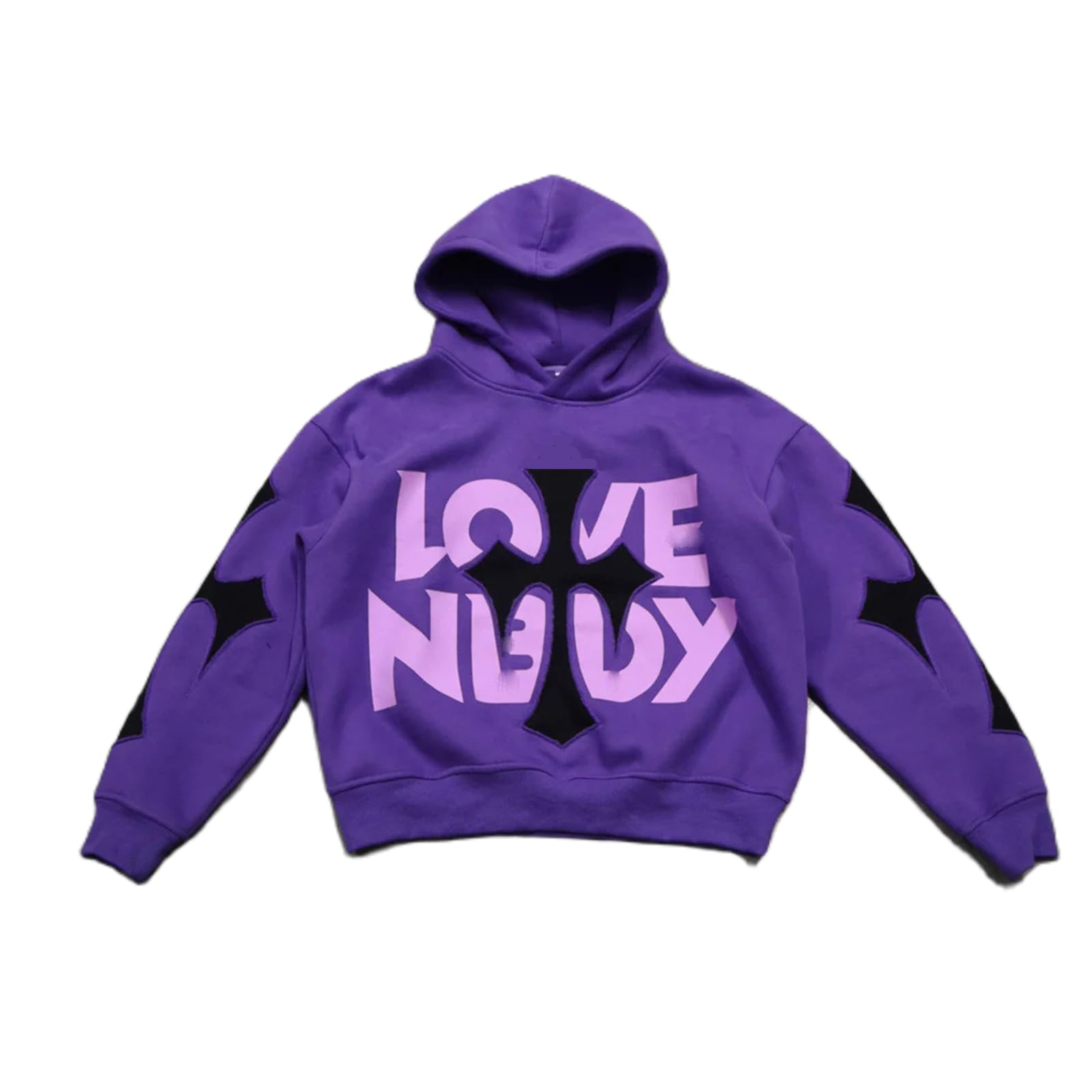 Sunwittafy Y2k Hoodie Men Women Letter Print Zip Up Hoodie Vintage Oversized Sweatshirt Harajuku Jacket Streetwear