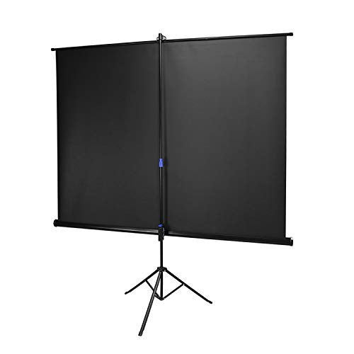LIRUXUN Projector Screen 72 100 inches Tripod Stand 16:9 Portable Projection Screen 4K 3D Movies Screen for Home Office Indoor Outdoor (Size : 72 inch)