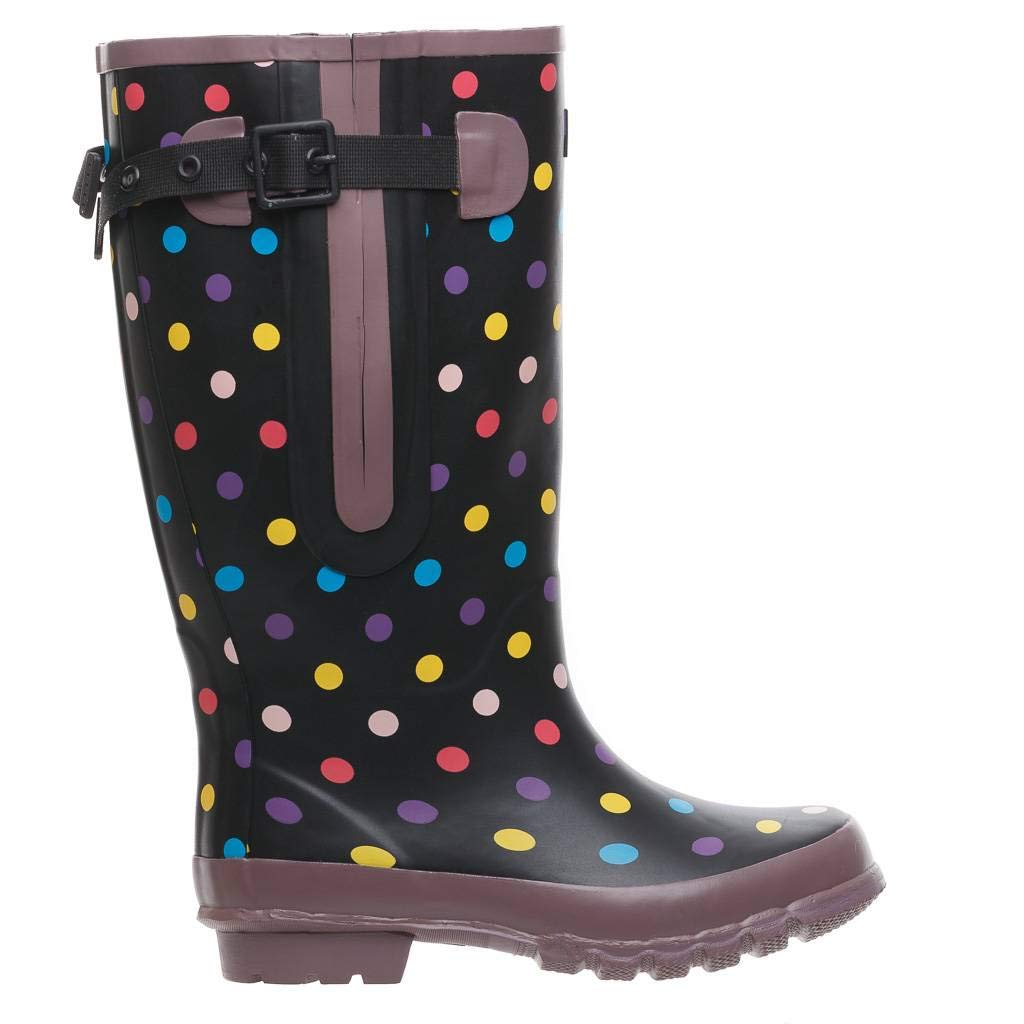 Jileon Extra Wide Calf Rain Boots - Ideal for Wide Feet, Ankles & Calves - Fit 16 to 23” Calves - Durable & Waterproof