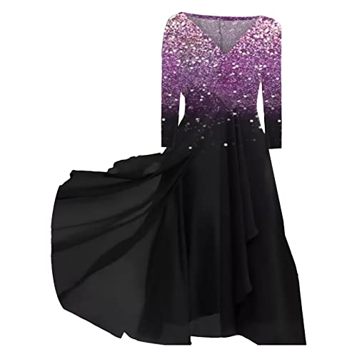 Fall Dresses for Women 2023 Wedding Guest Dress Women wrap Hem maxies for Women Dress Fall Maxi Dress Vestidos de Mujer rojos Cortos Shirt Dress Tiered Women Dresses Cheap Dark Purple Dress for