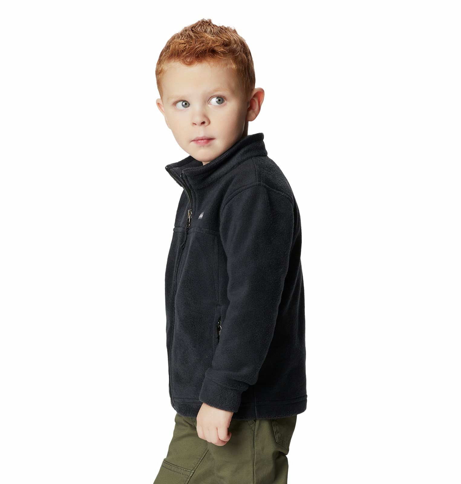 Columbia Youth Boys Steens Mt II Fleece, Black, X-Small