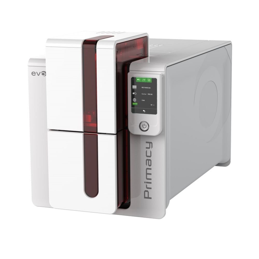 Evolis PM1H0000LD, Primacy Duplex Expert LCD Fire Red Card Printer
