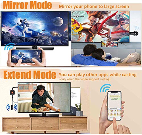 Wireless Display Adaptor mac,WiFi 1080P Mobile Screen Mirroring Receiver Dongle Wireless WiFi Display Adapter Dongle,HDMI TV Stick Screen Mirroring WiFi Display Dongle Full HD 1080P HDMI Dongle