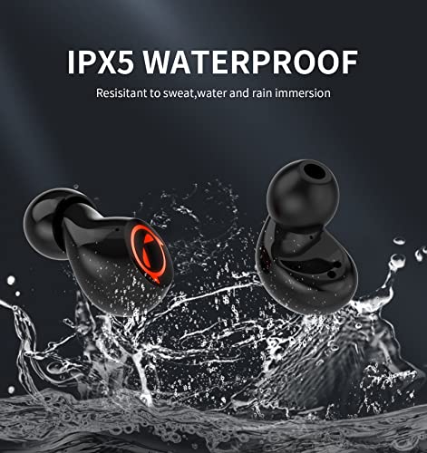 Kids Wireless Earbuds Bluetooth, Wireless Earphones with Noise Reduction Bluetooth 5.0 Waterproof Sport TWS Stereo Lightweight in-Ear-Headphones with Built-in Mic for iPhone/Android/Samsung Phones