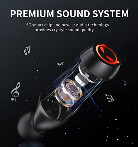 Kids Wireless Earbuds Bluetooth, Wireless Earphones with Noise Reduction Bluetooth 5.0 Waterproof Sport TWS Stereo Lightweight in-Ear-Headphones with Built-in Mic for iPhone/Android/Samsung Phones