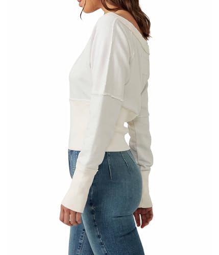 Free People Last Minute Pullover Tofu MD (Women's 8-10)