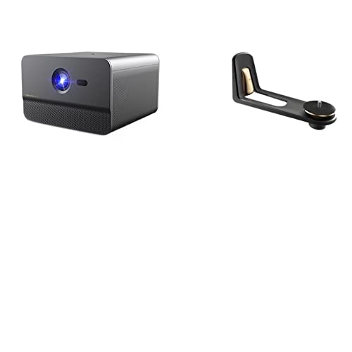 C300 DLP 1080P Projector Full HD 800 ANSI with Android WiFi Home Cinema Support 3D 4K TV Smart Phone Projector Beamer ( Color : Add Wall Mount )