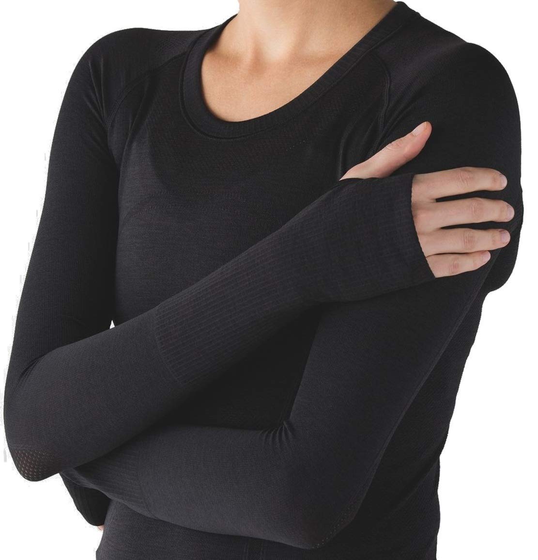 Lululemon Swiftly Tech Long Sleeve Crew (Black, 2)