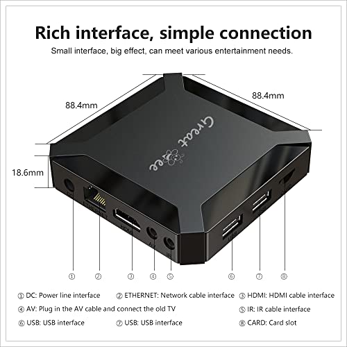 Greatbee 3 Years Free Watching Arabic TV Arab Box for IPTV, Quad Core 1G 8G Smart TV Boxes, GB003