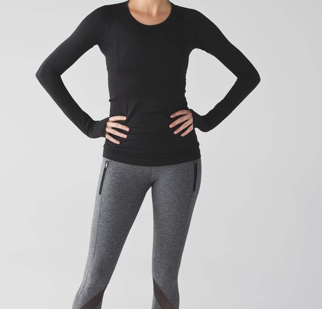 Lululemon Swiftly Tech Long Sleeve Crew (Black, 2)