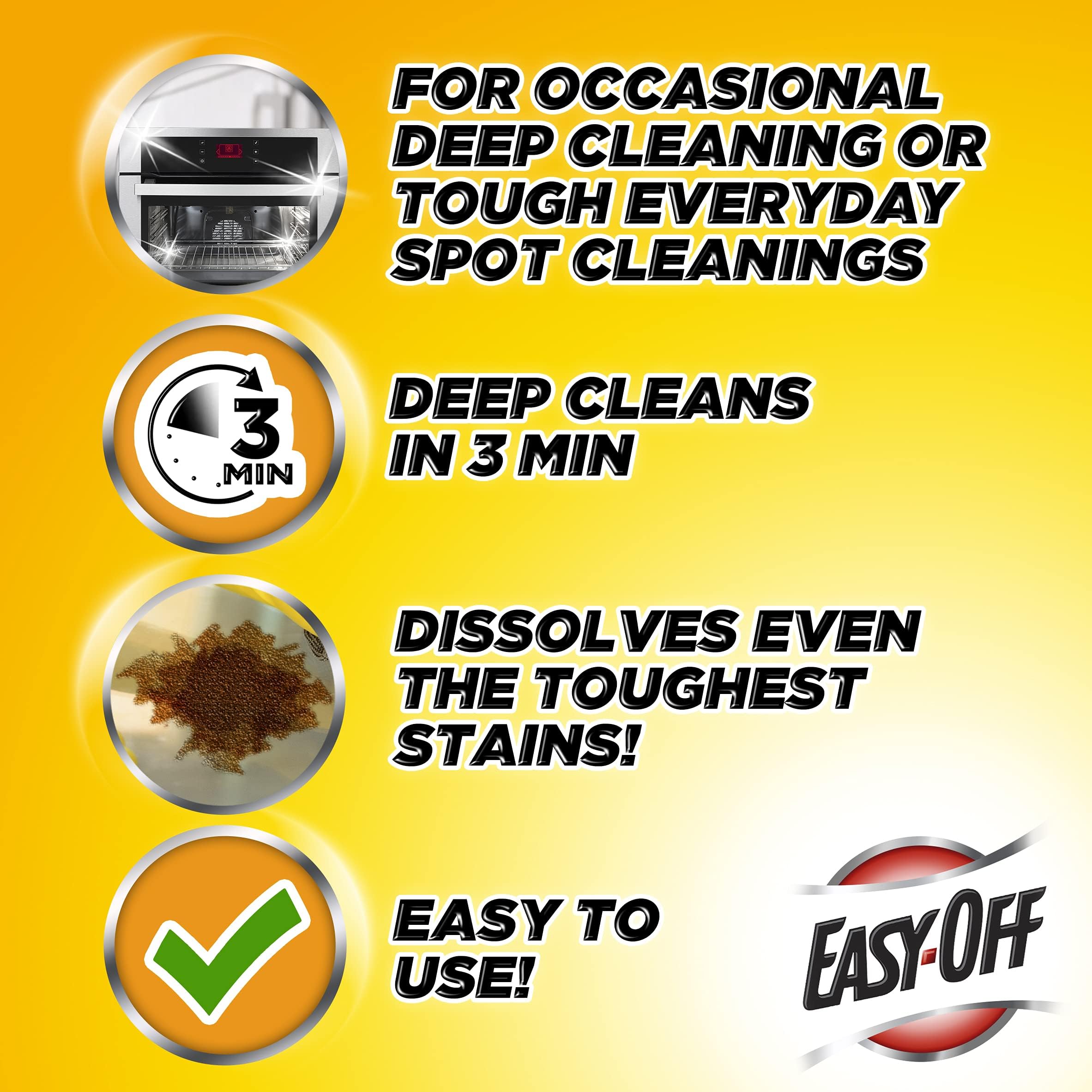 Easy-Off Heavy Duty Oven Cleaner, Regular Scent 14.5 oz Can