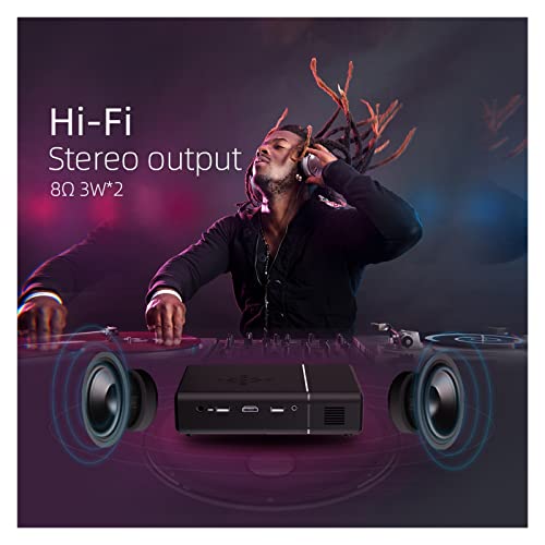 3D Android Portable Mini Smart 300 Inch Home Theater Projector for Smartphone 4K Theater