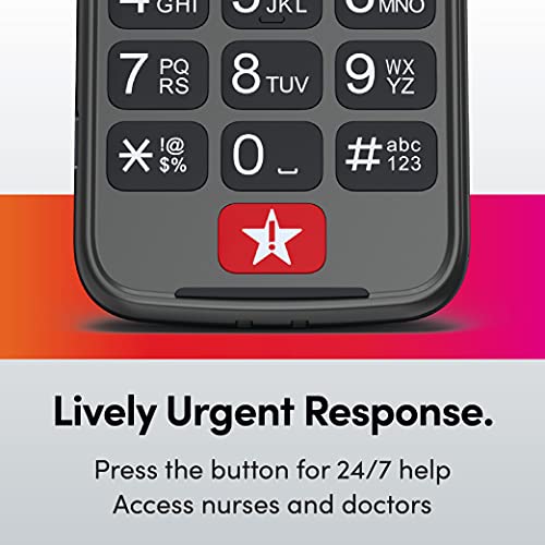 Jitterbug Flip2 Cell Phone for Seniors Red