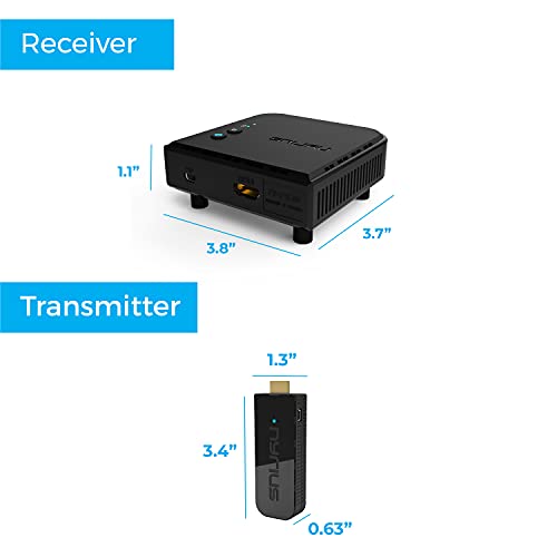 Digital Wireless HDMI Transmitter and Receiver System for Laptops, HD 1080p 3D Video