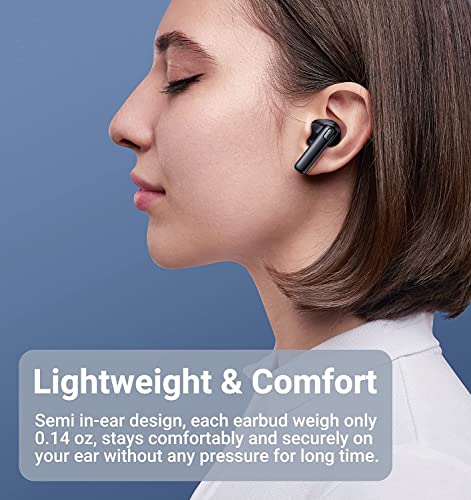 Wireless Earbuds meyer Bluetooth Headphones In Over Ear Bluetooth 5.3 Earphones with Microphone, Waterproof Ear Buds for Workout Sport Running Gym Gaming, HiFi Stereo LED Display, USB-C, Touch Control