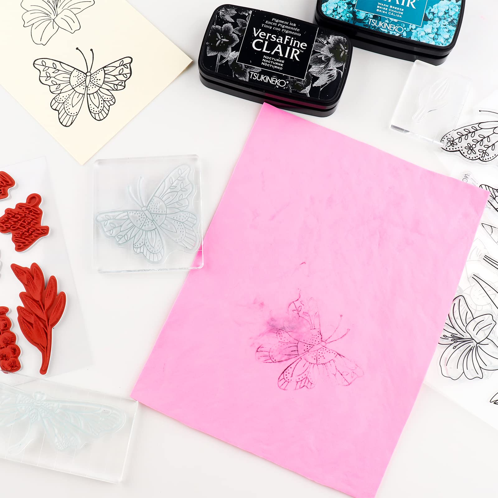 Ilets 3 Colors a Pack Absorbent Chammy Cloths - Stamp & Glass Cleaner - Easy to Use - 6x8 inch