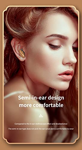 Bluetooth Headphones True Wireless Earbuds 48Hrs Playtime with Wireless Charging Case LED Power Display Wireless & Type-C Charging Waterproof in-Ear TWS Earphones for Phone Computer Laptop Sports