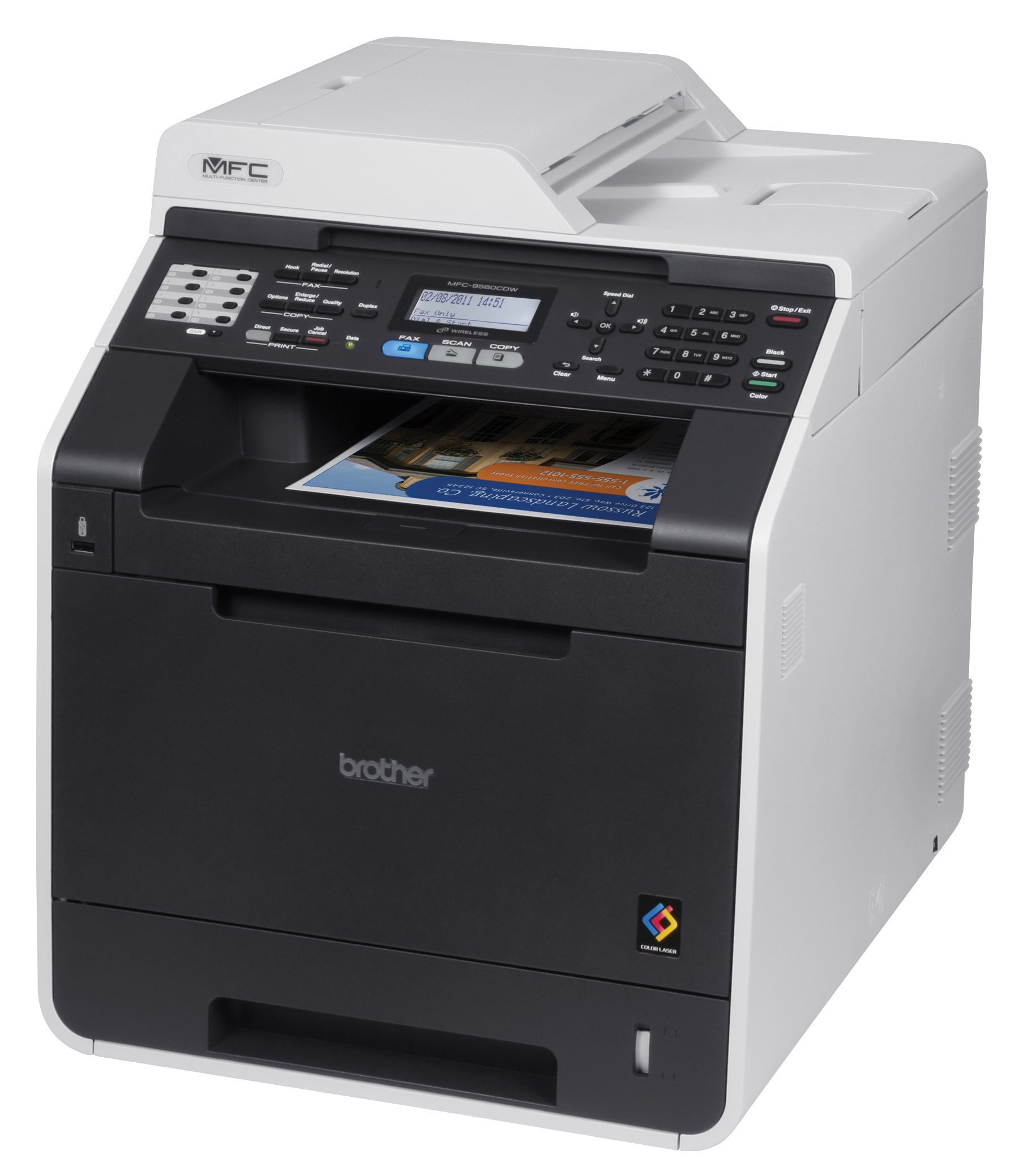 Brother MFC9560cdw Color Laser All-in-One with Wireless Networking and Duplex
