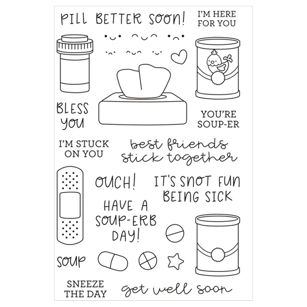 Sick Silicone Clear Stamp and Die Sets for Card Making, DIY Embossing Photo Album Decorative Craft