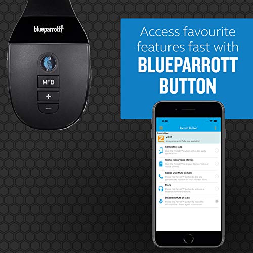 BlueParrott S450-XT Voice-Controlled Bluetooth Headset β Industry Leading Sound with Long Wireless Range, Extreme Comfort and Up to 24 Hours of Talk Time , Black , Stereo