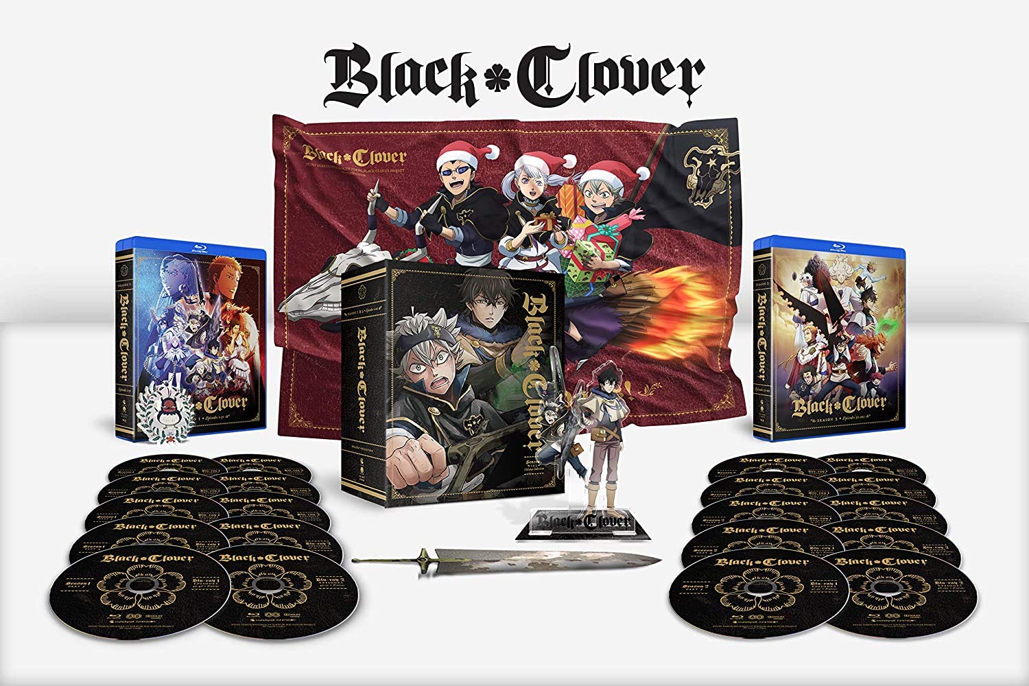 Black Clover - Season 1 and 2 Complete - AMAZON EXCLUSIVE [Blu-ray + Digital]