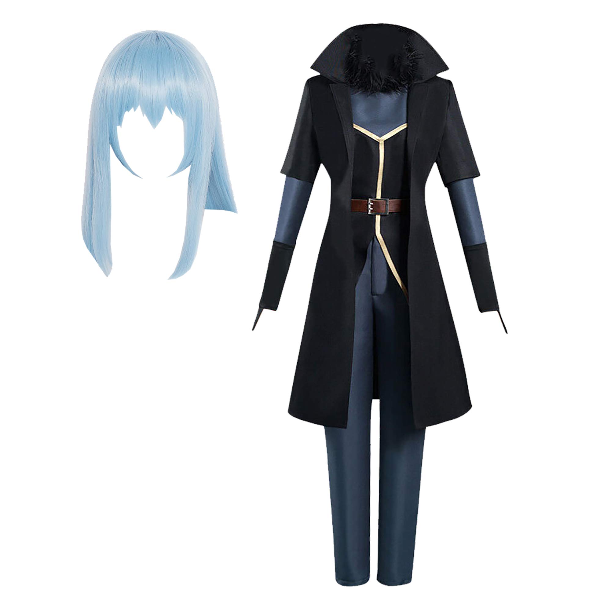 Rimuru Tempest Cosplay Costume Anime Cosplay Wig Outfit Uniform Suit for Women Men Halloween Party