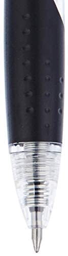 Amazon Basics Retractable Gel Ink Pens - Fine Point Pen, Black, 12-Pack