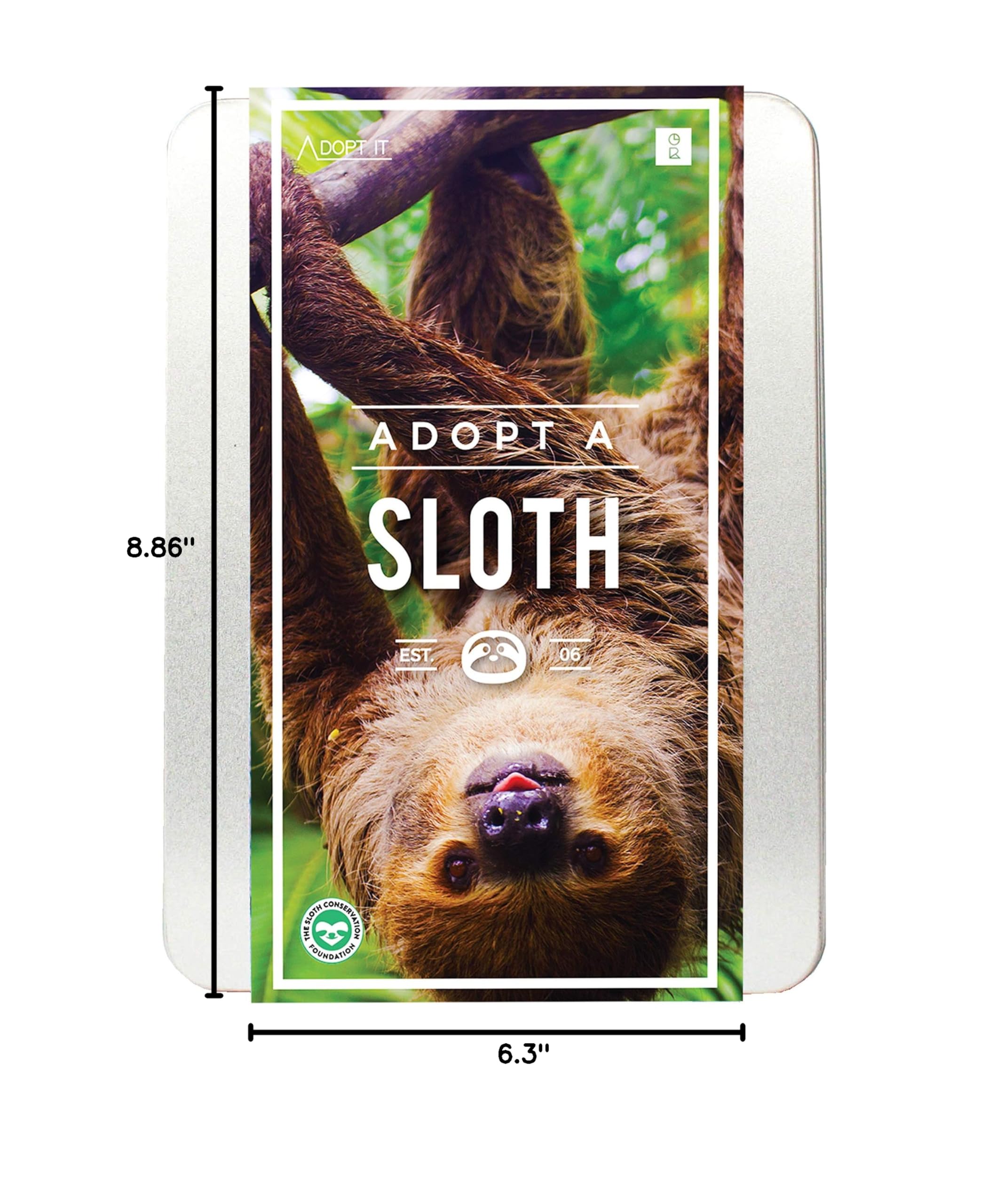 Gift Republic Sloth Adopt It, One Size, Multicolor